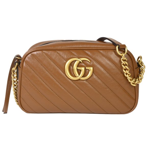 Gucci | Bags | Gucci Gg Marmont Quilted Small Shoulder Bag Leather ...